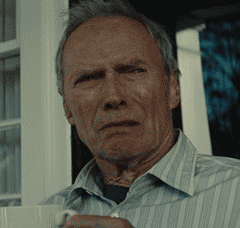 CLINT EASTWOOD, CARA DE ASCO GIF REACCIÓN | Fotos de Humor, Videos y ...